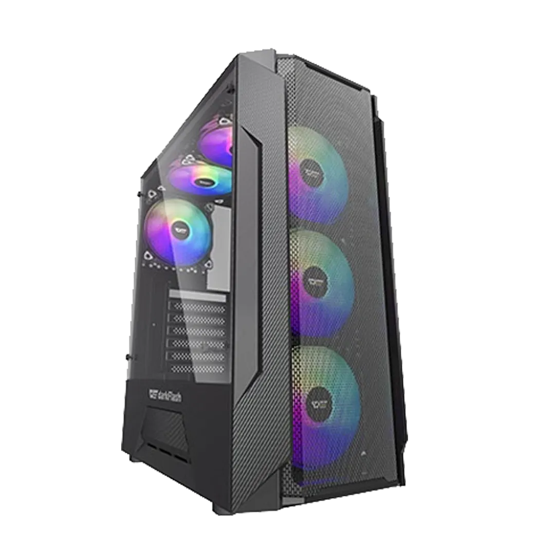 AIGO darkFlash Leo TG ATX Gaming Casing With Four RGB Fan Price in BD ...