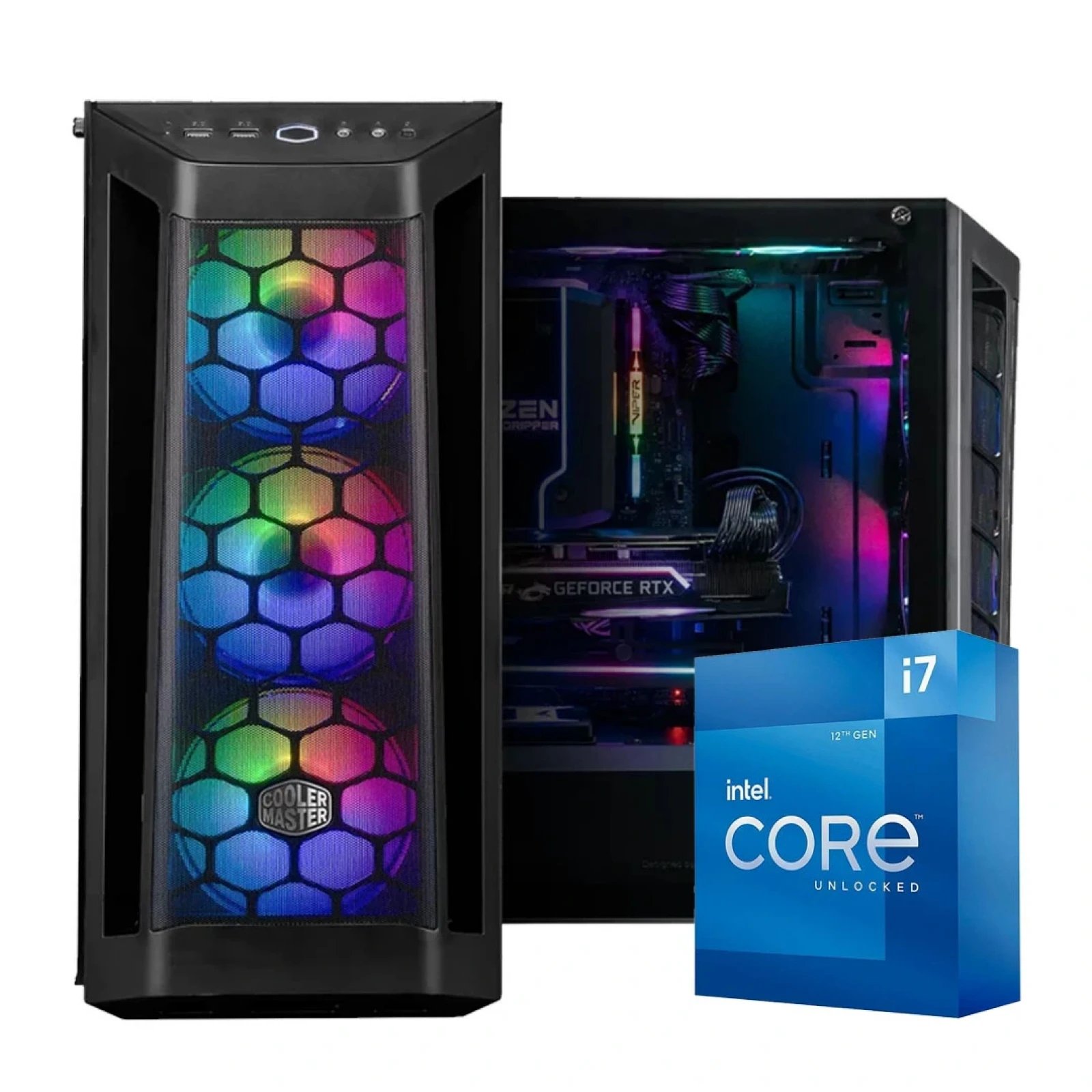 Best Gaming PC BL Core i7-12700K with 8x2=16GB 3600Mhz Trident ZNeo RAM ...