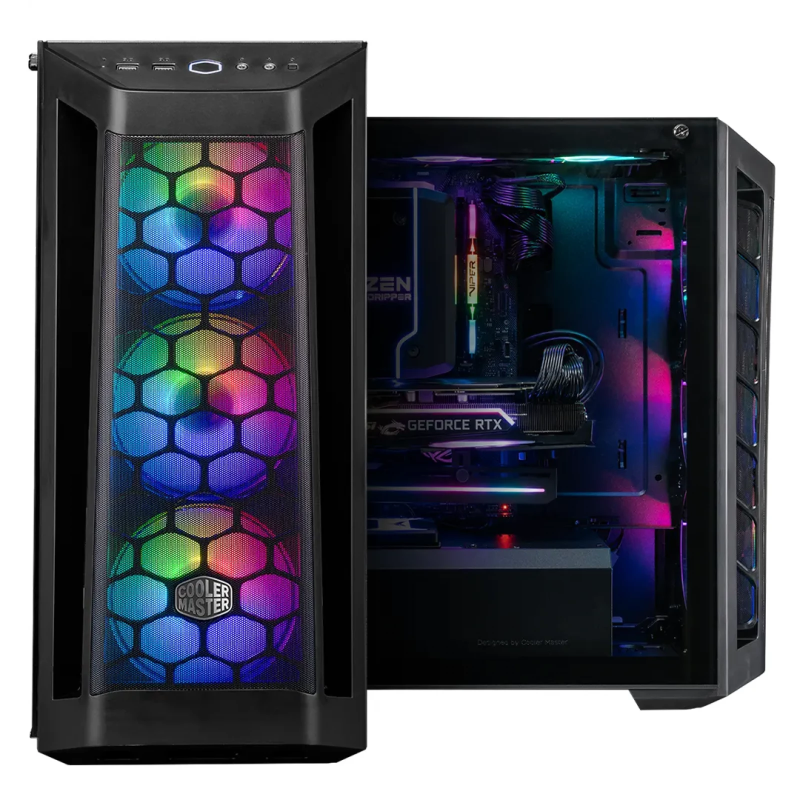 Cooler Master MB511 ARGB Windowed ATX Full-Tower Desktop Chassis Price ...